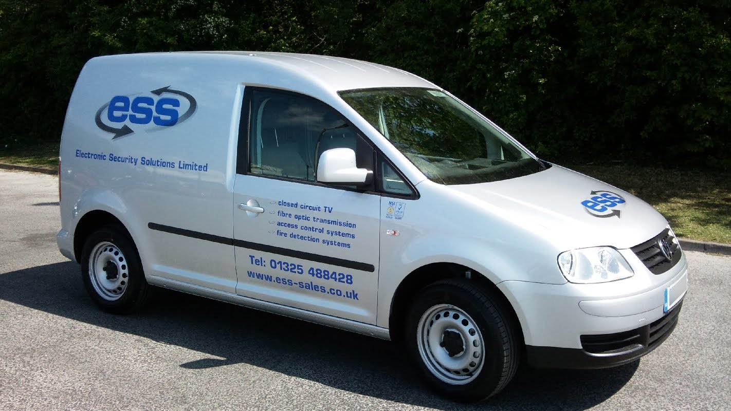 The Green I Signs Blog: Volkswagen Caddy signwriting for ESS in ...