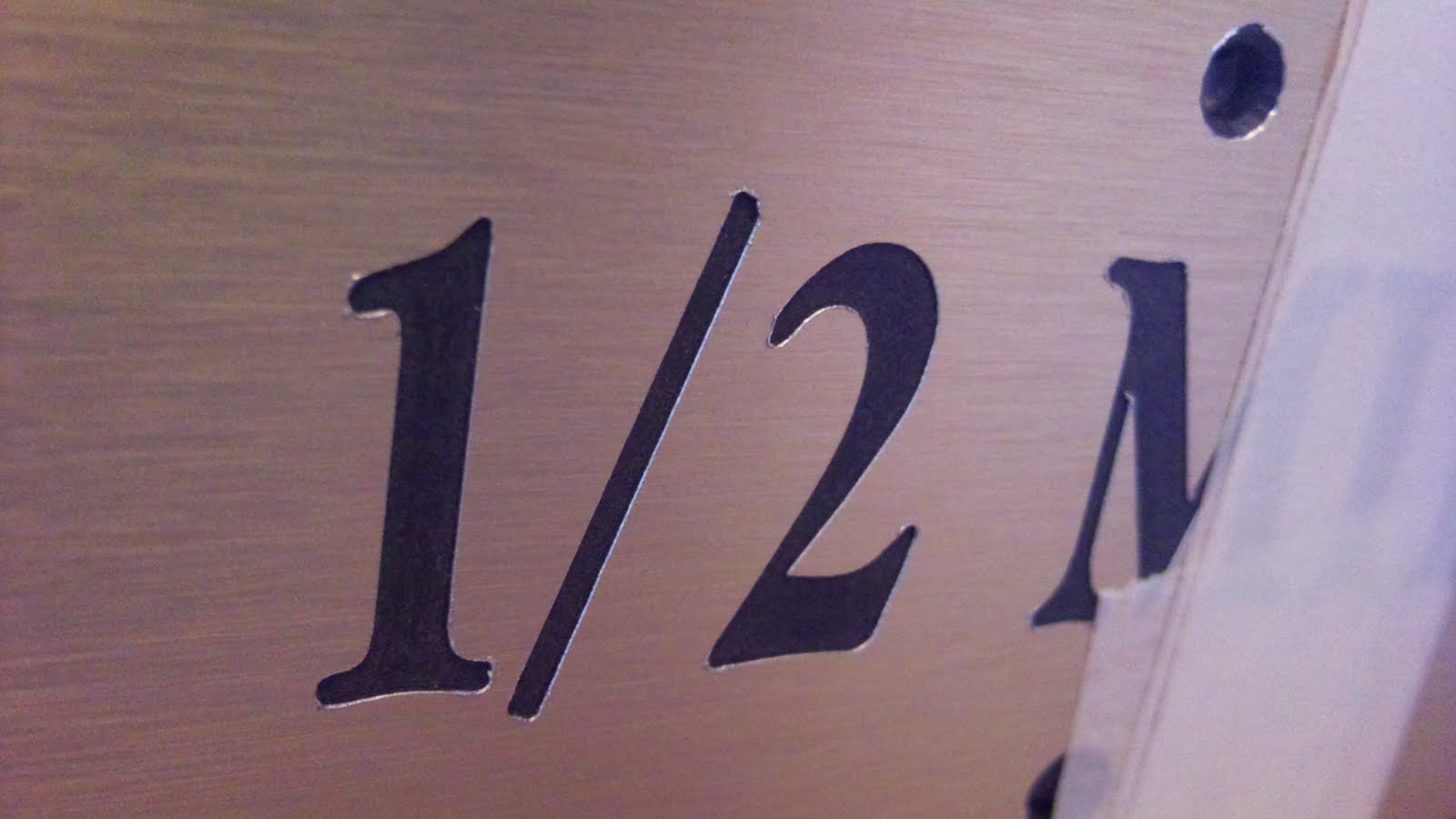 The Green I Signs Blog: Engraved Traffolite multi-layered phenolic ...