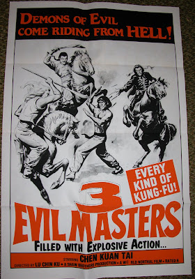 TEMPLE OF SCHLOCK: One-Sheet of the Week: 3 EVIL MASTERS (1984)