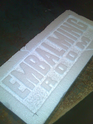 Halloween Hot Sauce: Moans from Moonlit Hill Mortuary: Embalming Room Sign