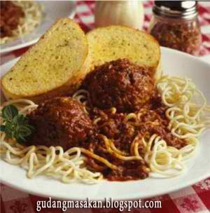 Resep Masakan Spaghetti Bola Daging - Gudang Resep Masakan