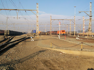 South African Railway News: Leeuhof yard