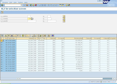 Explore...ABAP: Display an ALV in a Selection Screen