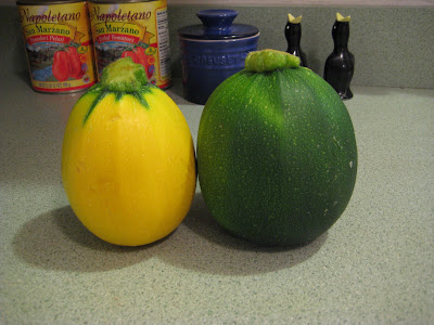 "So what are you making for dinner?": Stuffed Eight Ball Zucchini