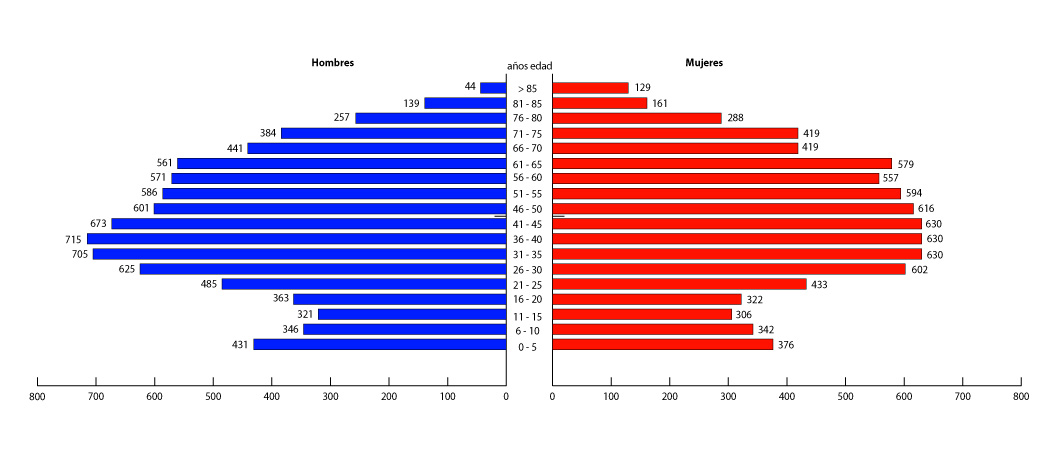 Ciencias Sociales: Pirámides de población