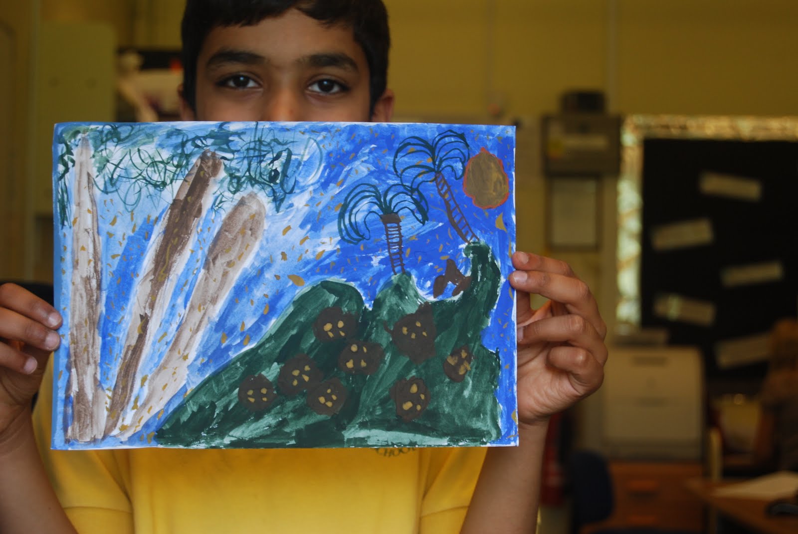 Year 3: Gregory cool paintings