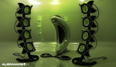 Mostly Here: Alienware Speakers are Hawt