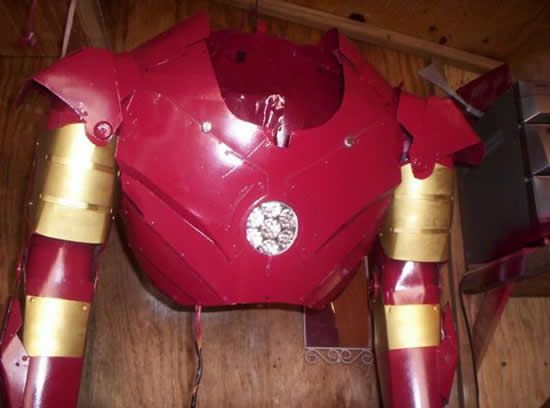 Mostly Here: Homemade Iron Man Suit