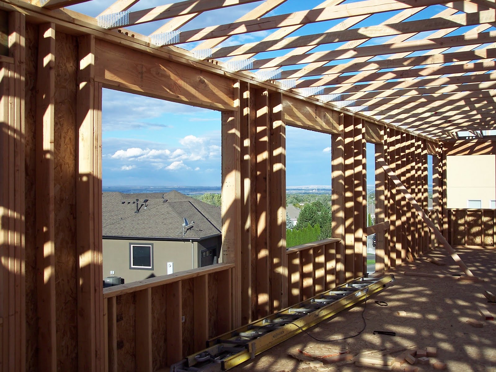 Building a Home: Framing Roof, 9/9/2010