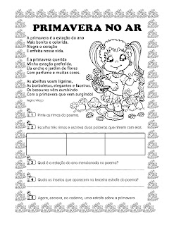 Vivendo com arte: POEMA - Primavera