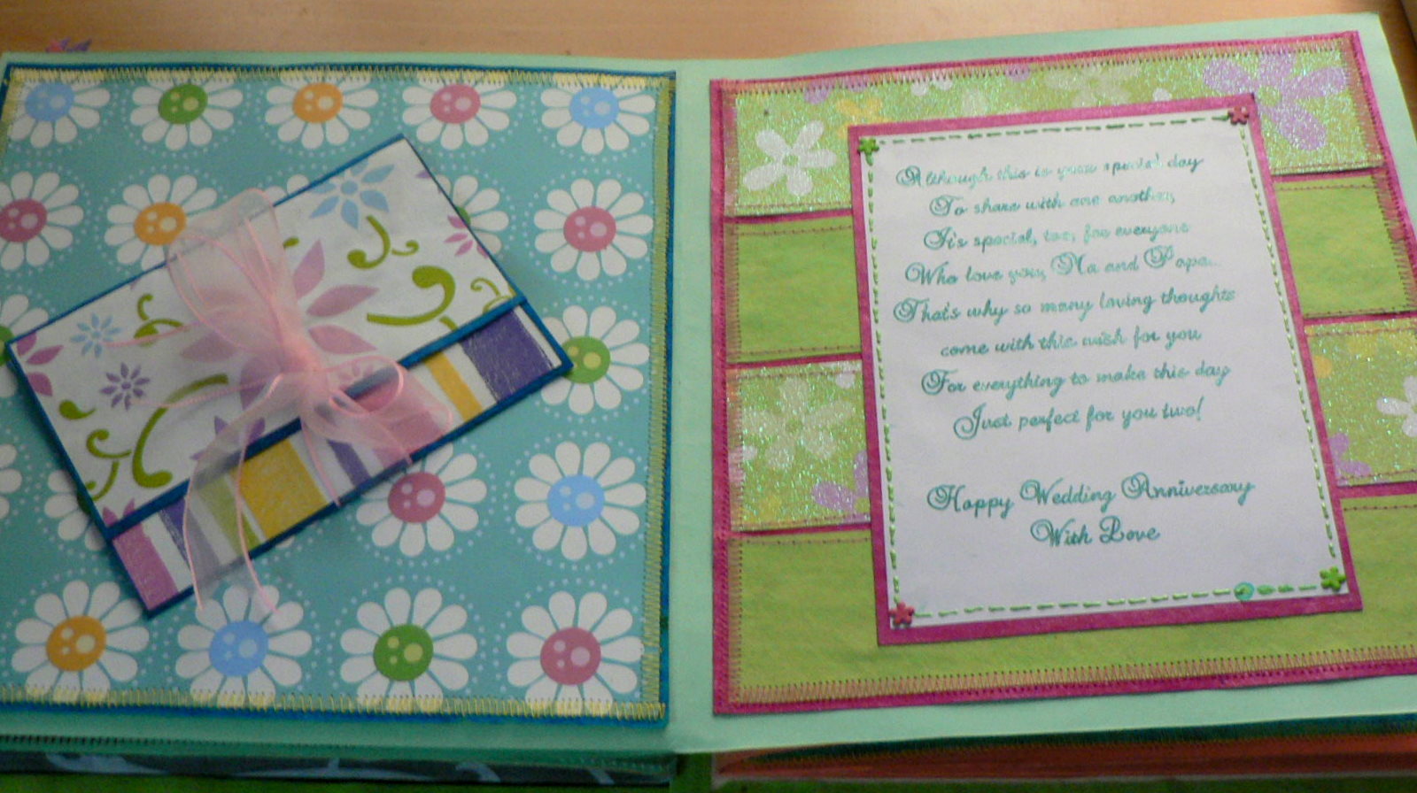 Juhi's Handmade Cards: Multiple Page Card