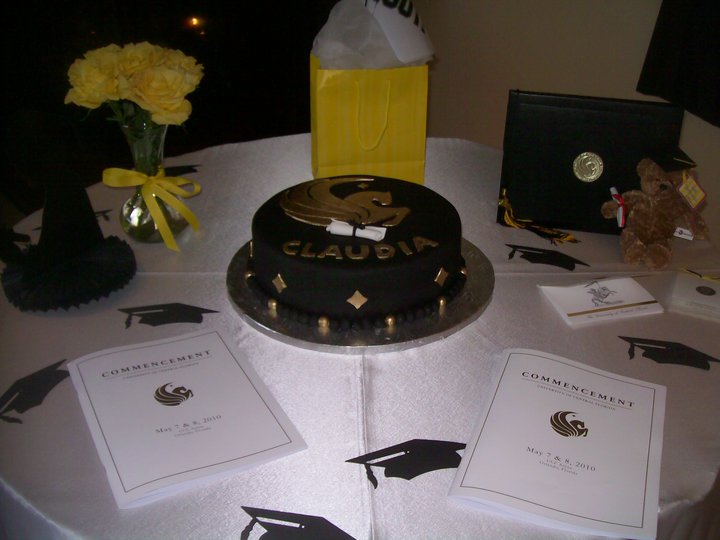 Top of the Tier Cake Shop: UCF Graduation Cake