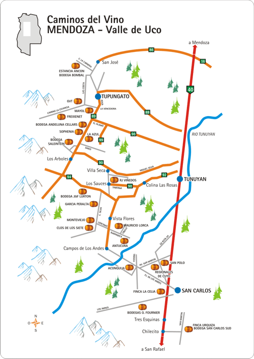 CANAL DE VINO.com: Conociendo el Valle de Uco y sus viñedos