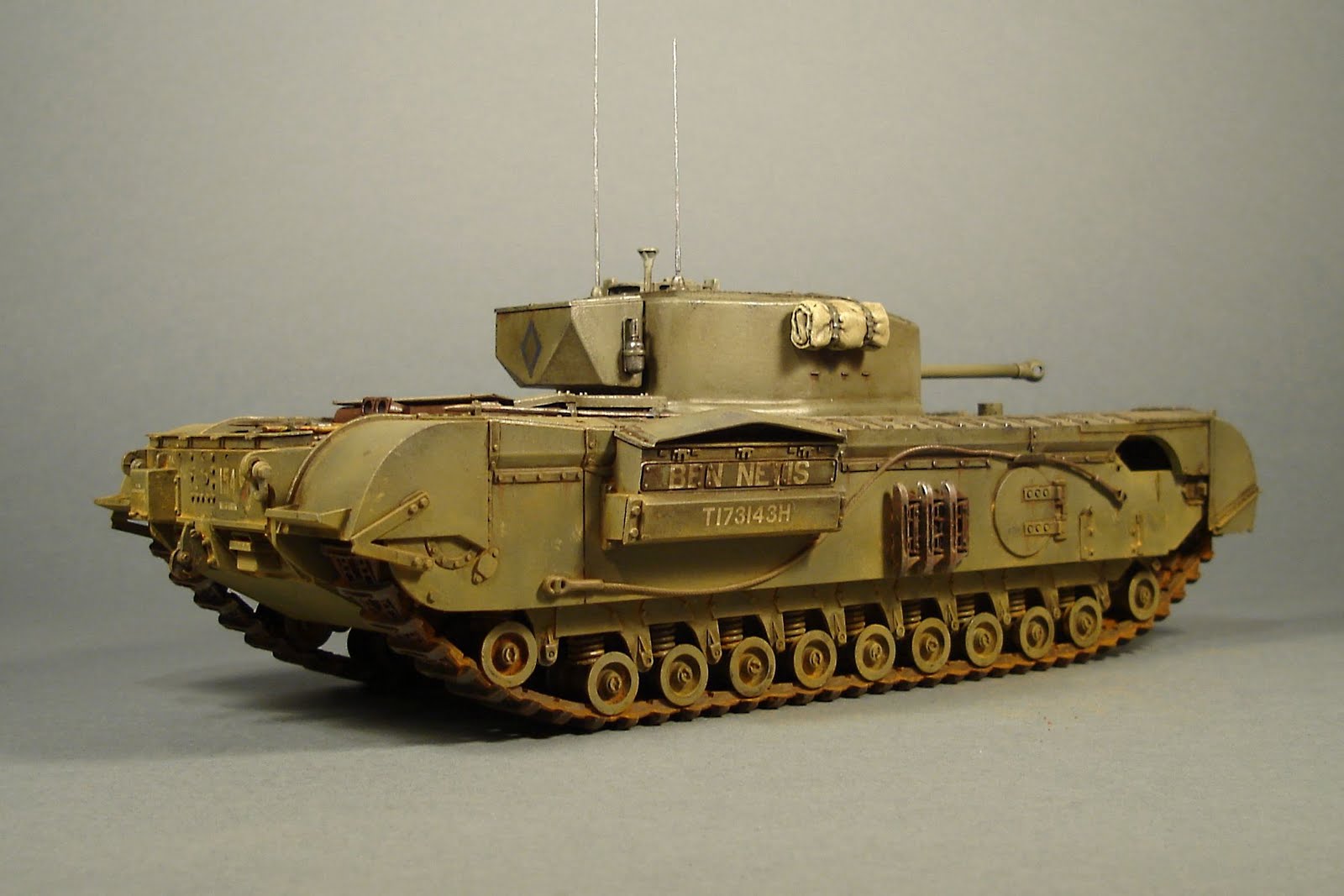 Achtung-Modell!: Churchill MK. VII Tamiya 1/35 - galeria