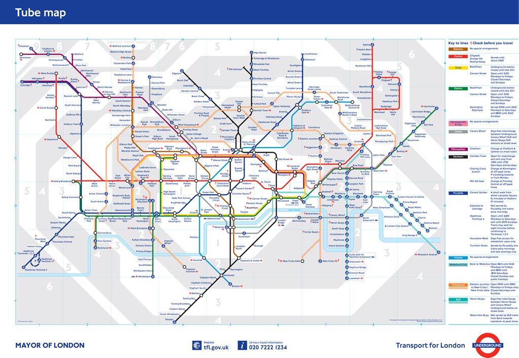 nrtia: 'Harry' Beck's Underground Map Evolves