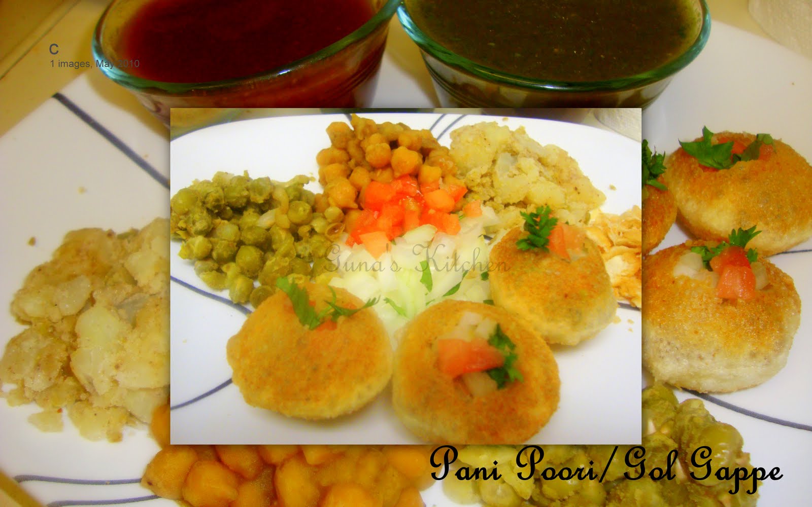 Flavors Of South India: Pani Poori for Indian Cooking Challenge May ...