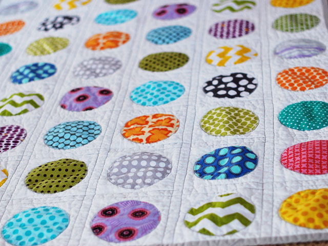 Bijou Lovely: circle quilt take two.