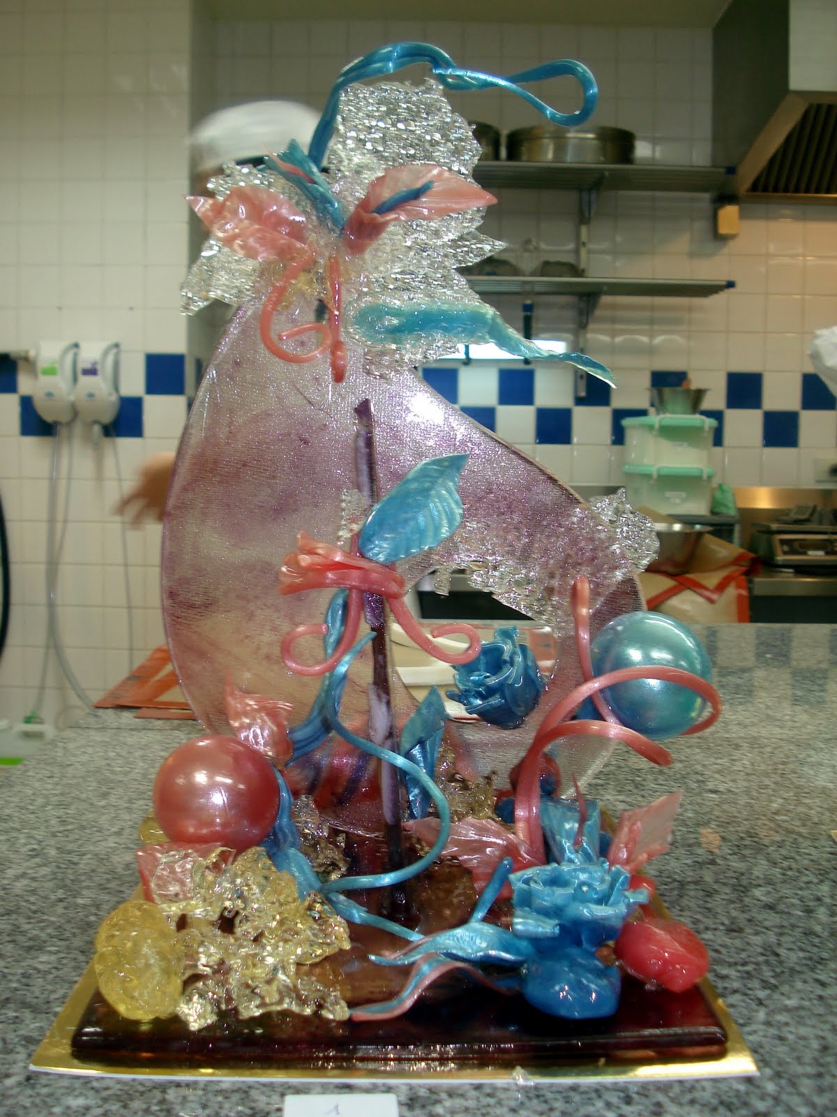 Pinay Panadera's Culinary Adventures: Sugar Showpiece Exam