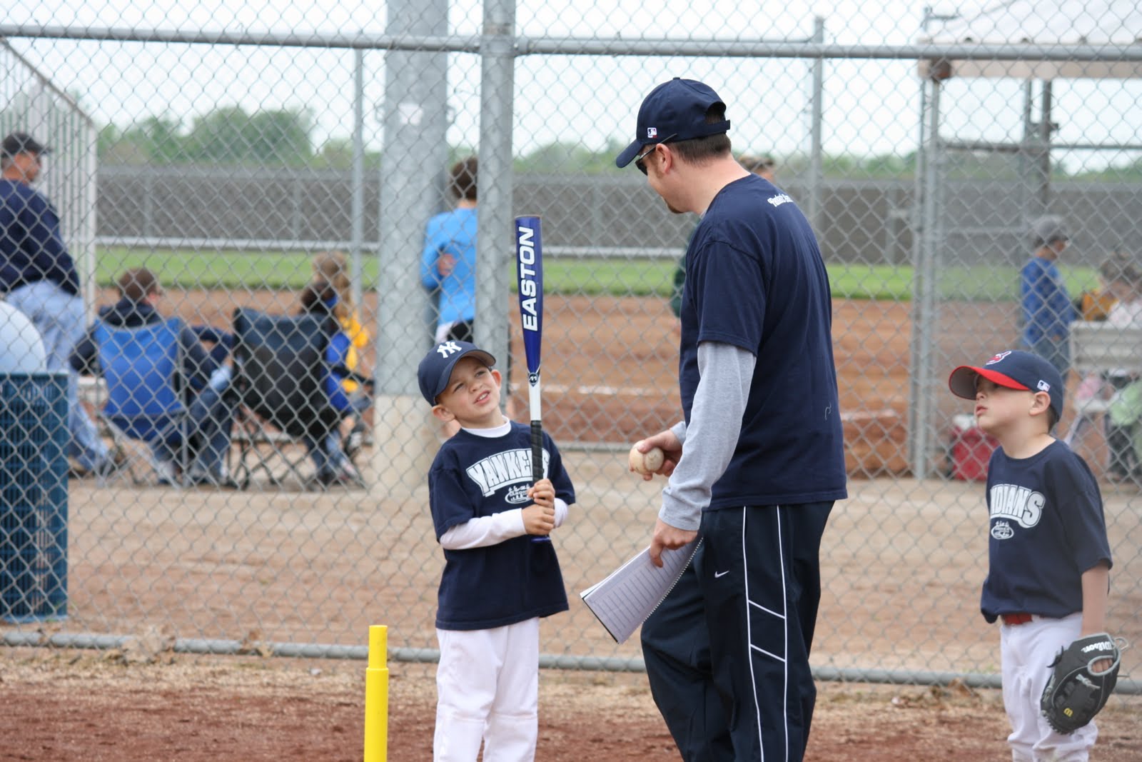 The Davis Family: Yankees First T-Ball Game