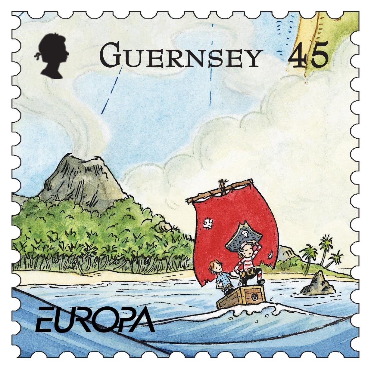 europa stamps: Guernsey 2010