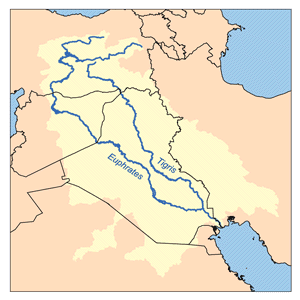 Middle East Asia assignment: Euphrates and Tigris Rivers