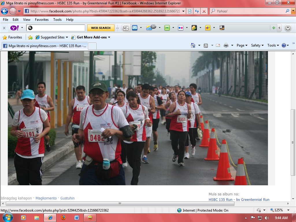 It's Good to Be Alive: Fun at HSBC Fun Run November 06, 2010