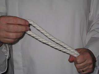 Father Mark Collins's Blog: How to put on a rope girdle