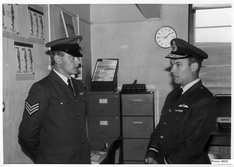 A History of RAF Saxa Vord: AOCs Inspection 1990? - Air Vice Marshal ...