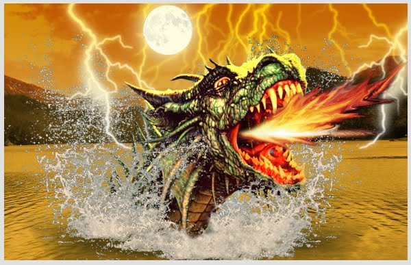 Halloween Free Wallpapers: Scary Dragon Wallpapers, Scary Fire Dragon