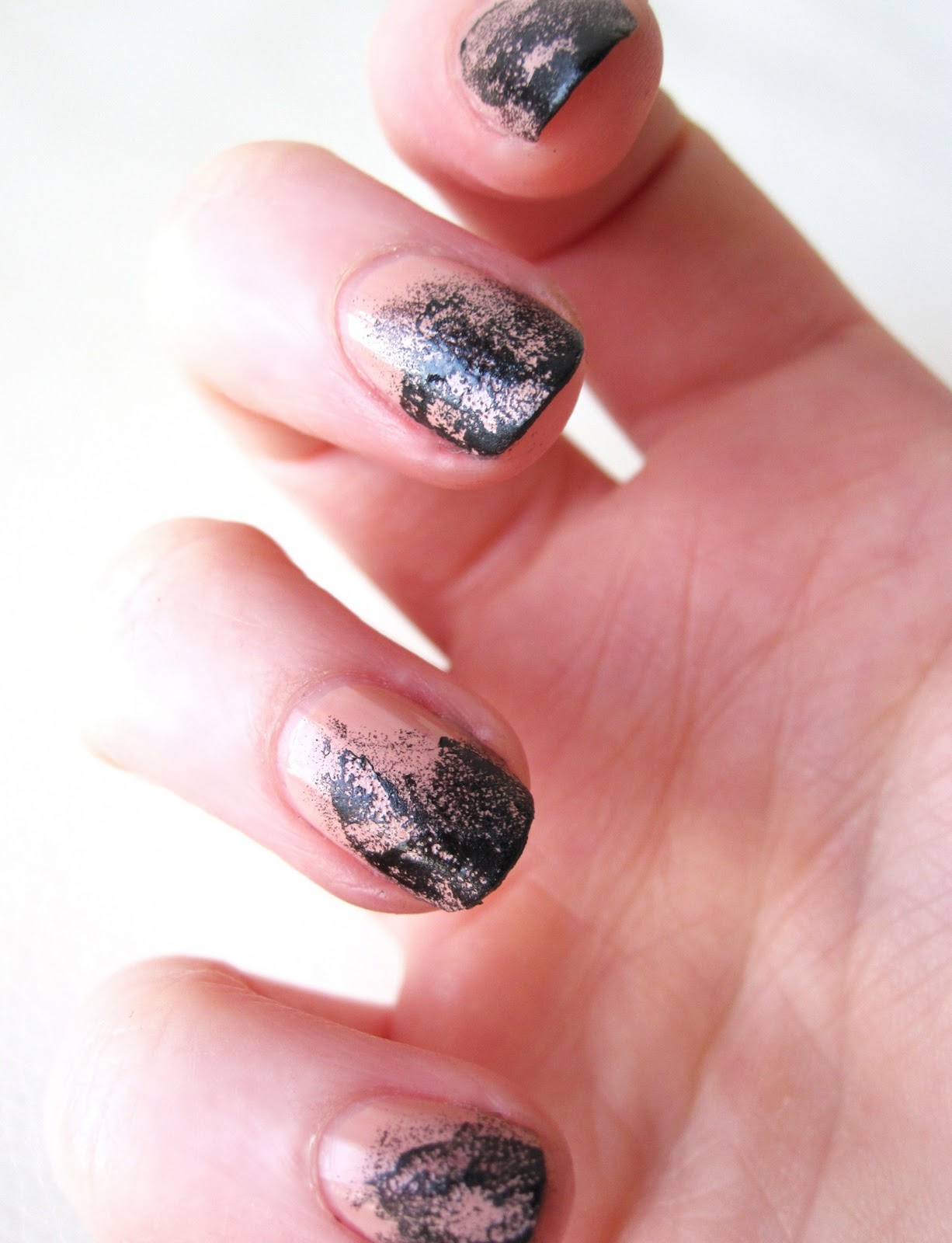 Stippled Glitter Tips Nail Tutorial | Makeup Savvy - makeup and beauty blog