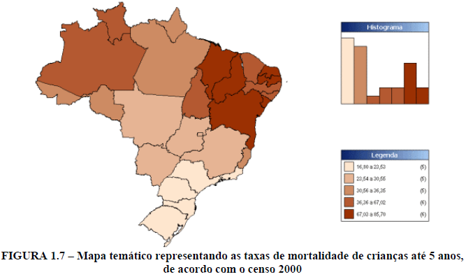 CARTOGRAFIA & TEMÁTICA: EXEMPLO de um MAPA TEMÁTICO: