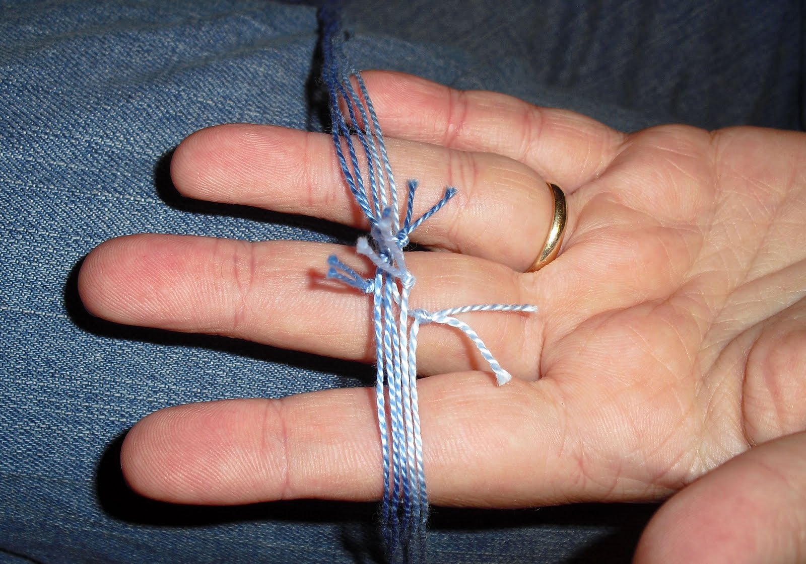 Tangible Daydreams: Tutorial: Basic finger loop braiding