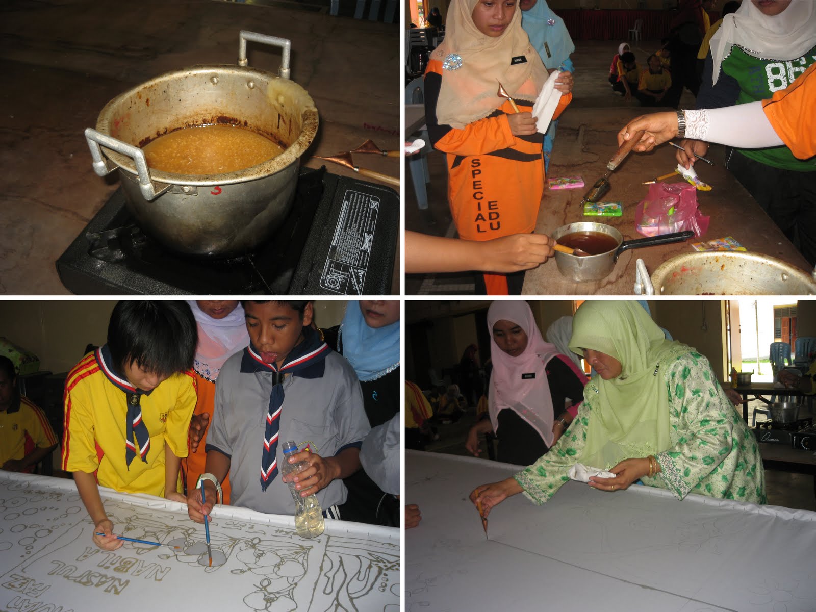 PUSAT SUMBER SMK BAGAN SERAI: Pendidikan Khas - Aktiviti Mencanting Batik