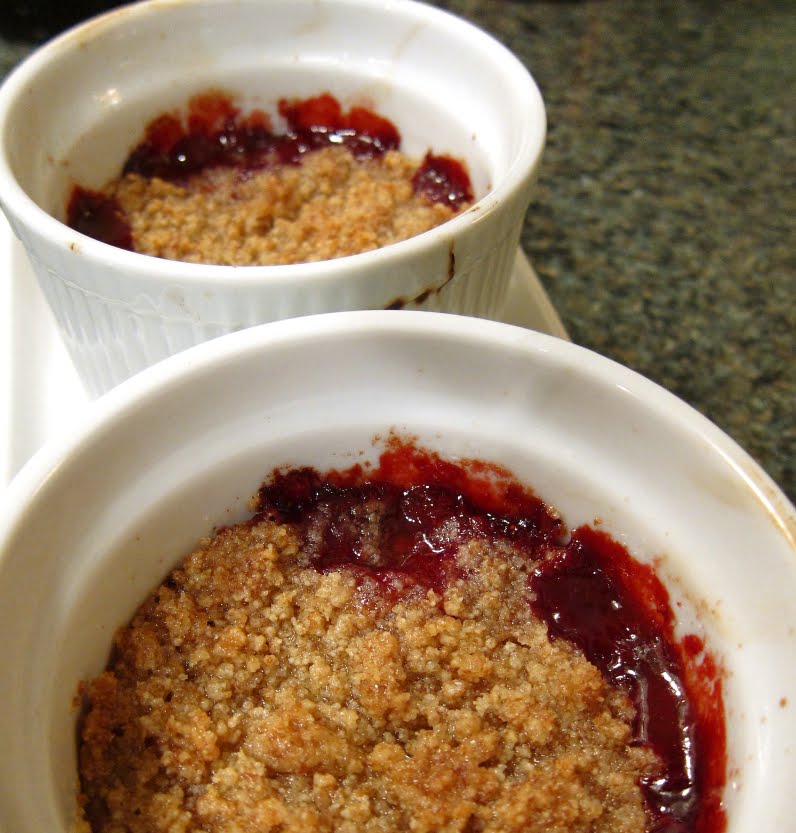 last call for corn: simple strawberry rhubarb cobbler