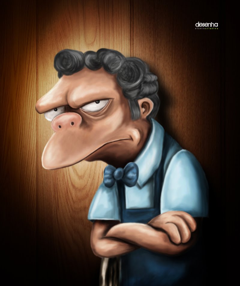 desenha studio criativo: O Moe é um bom camarada!