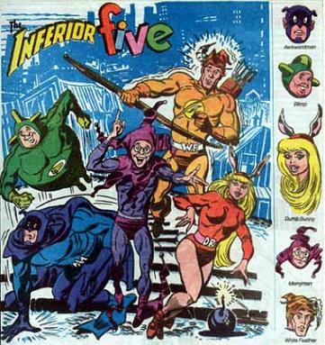 ¿Quien es quien? DC Comics: INFERIOR FIVE
