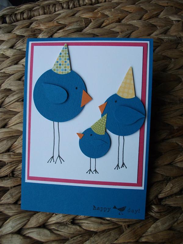 Julia's Cards: Birthday Birds