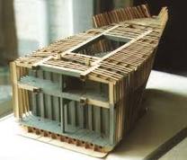 Menggambar Lines Plan: block construction of midship section