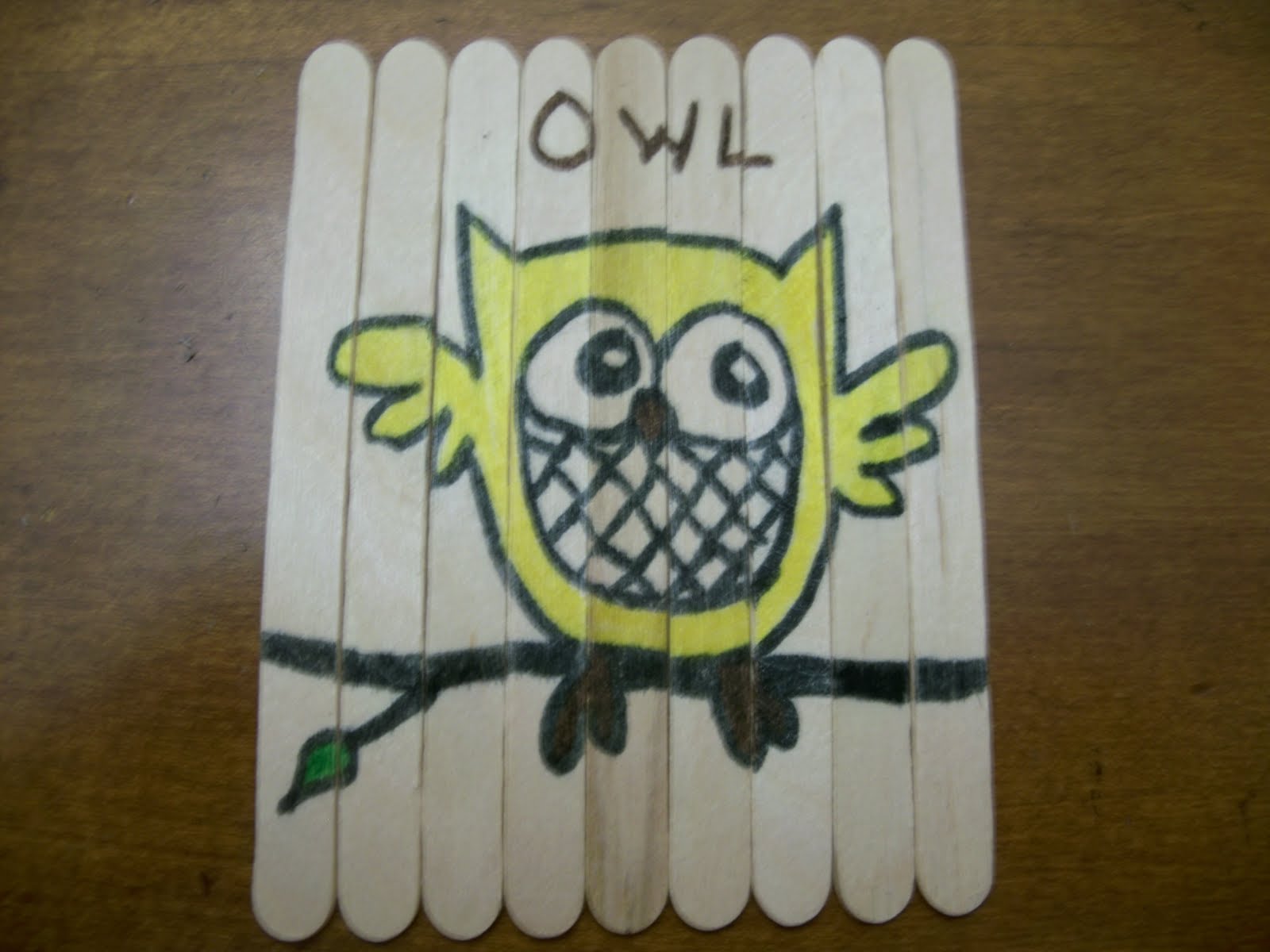 ArtsyMomma365: Popsicle Stick Puzzle