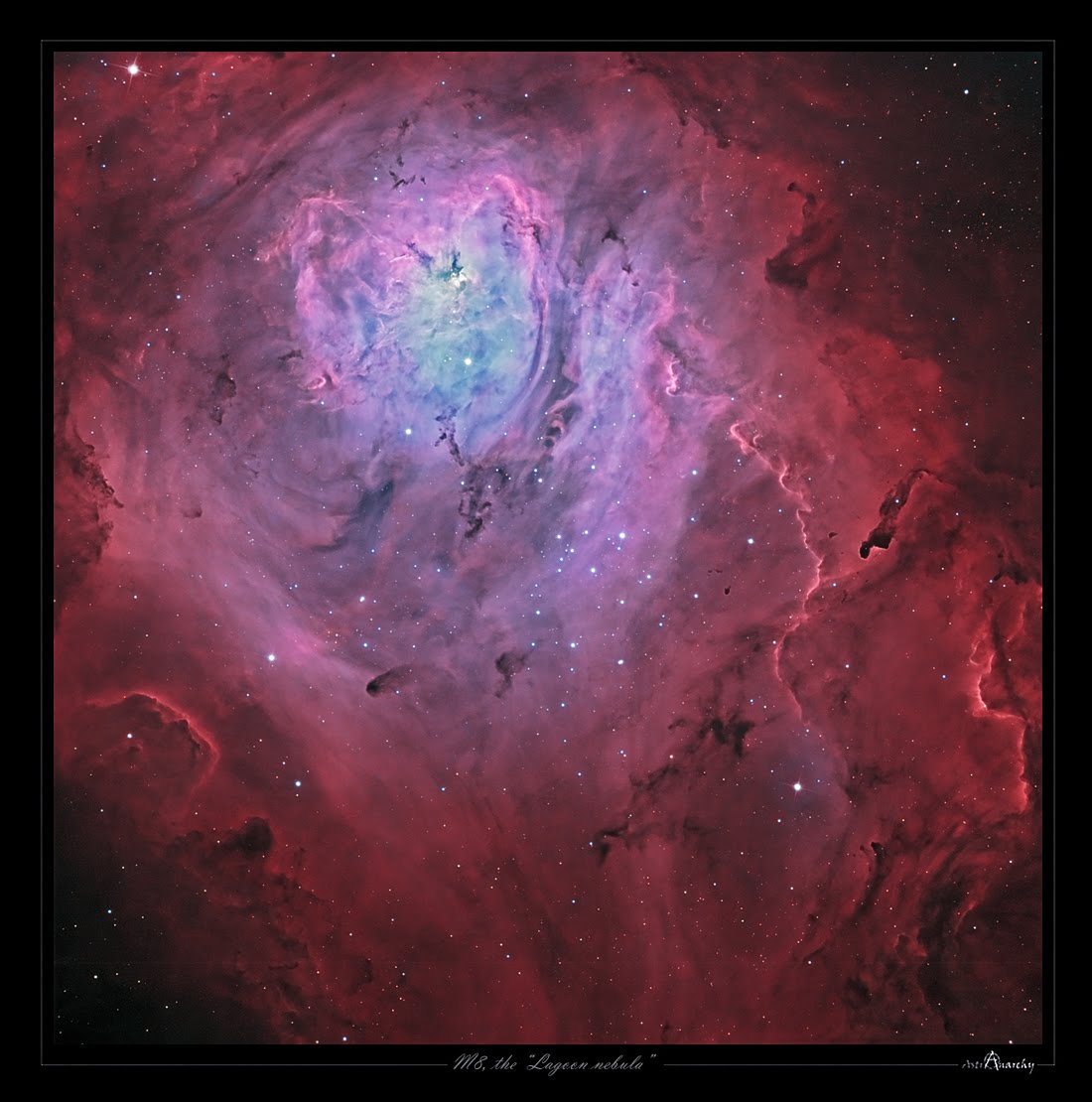 Astro Anarchy: An experimental 3D-animation of the Lagoon Nebula, M8