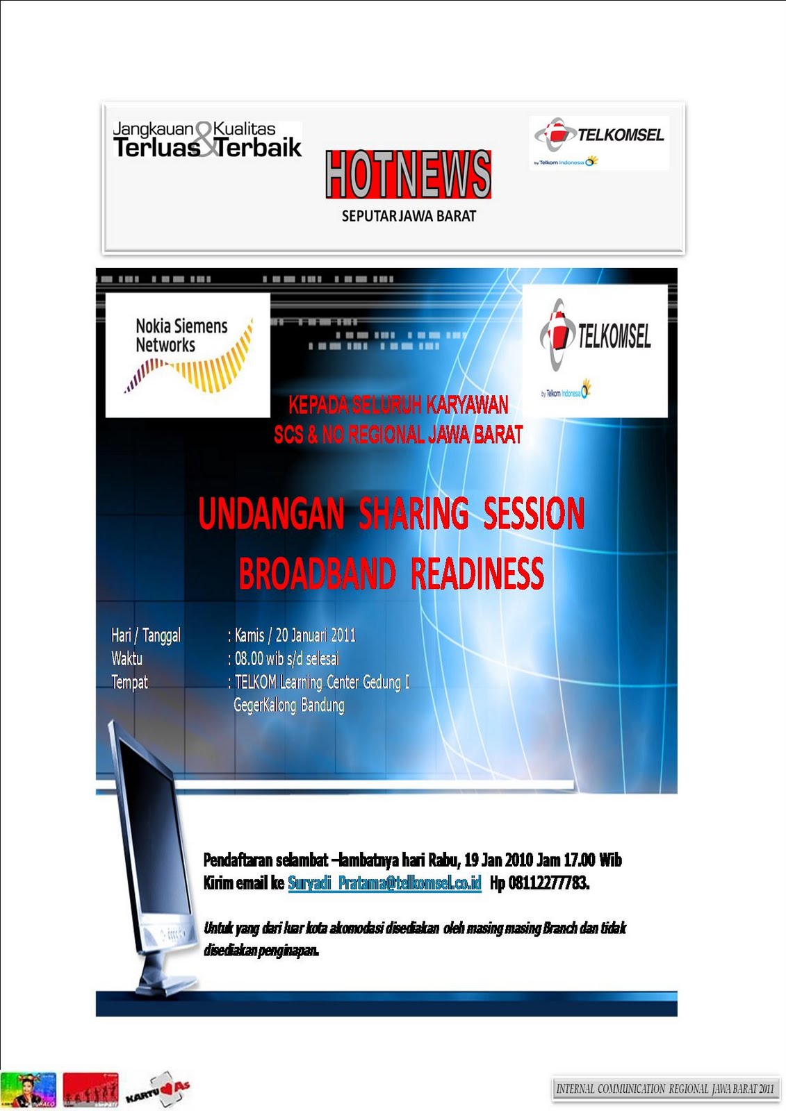 Broadband Sharing Session “Open up Awareness & Commitment of Employee ...