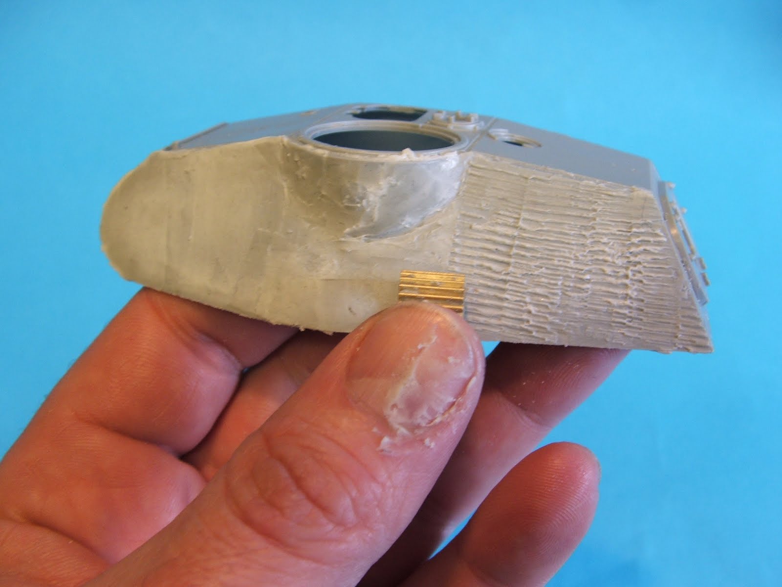 Zimmerit... It!: First pattern on!