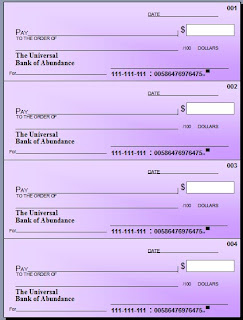 KWP Money Reiki: Abundance Checks