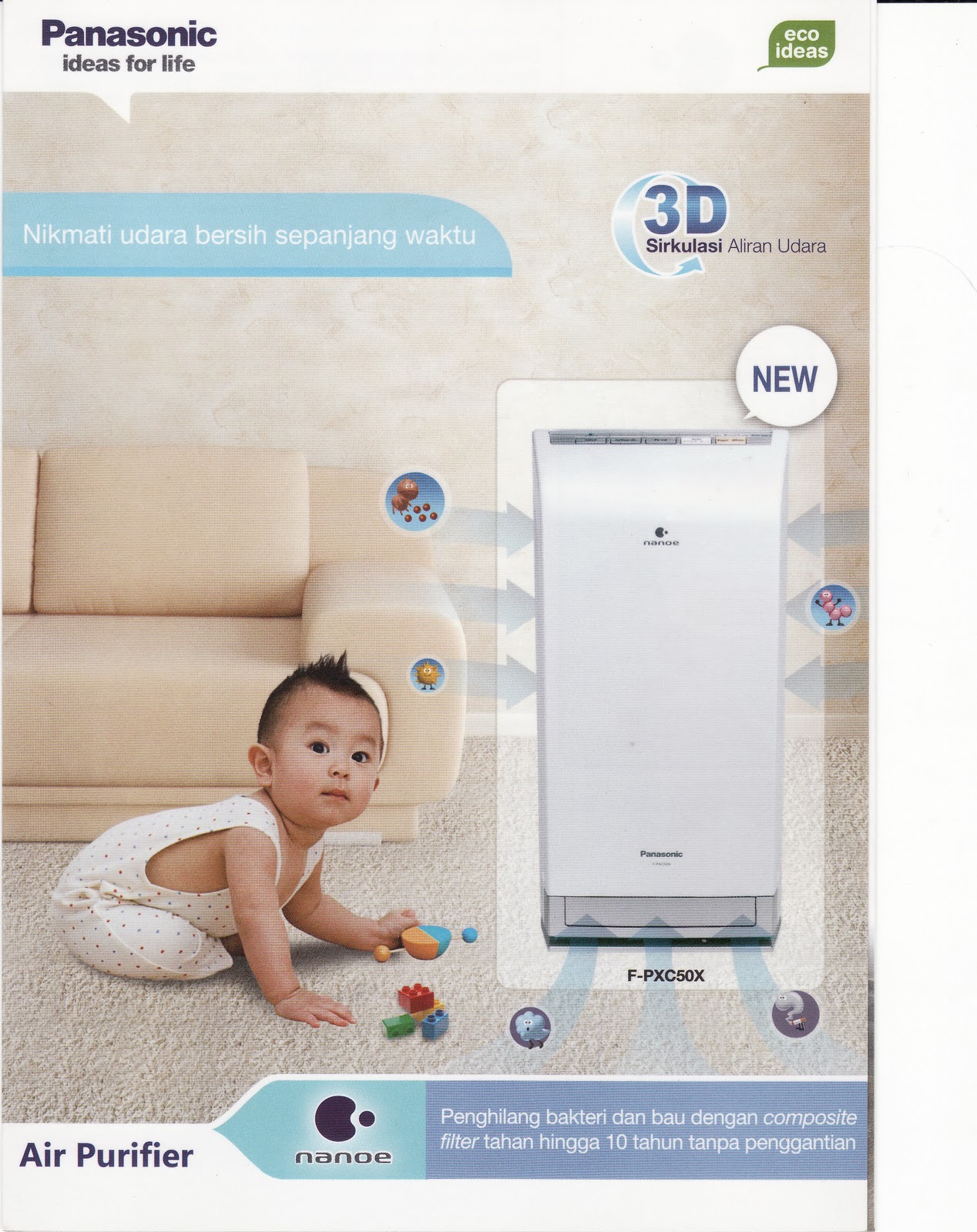 AIR PURIFIER PANASONIC: Air Purifier Panasonic