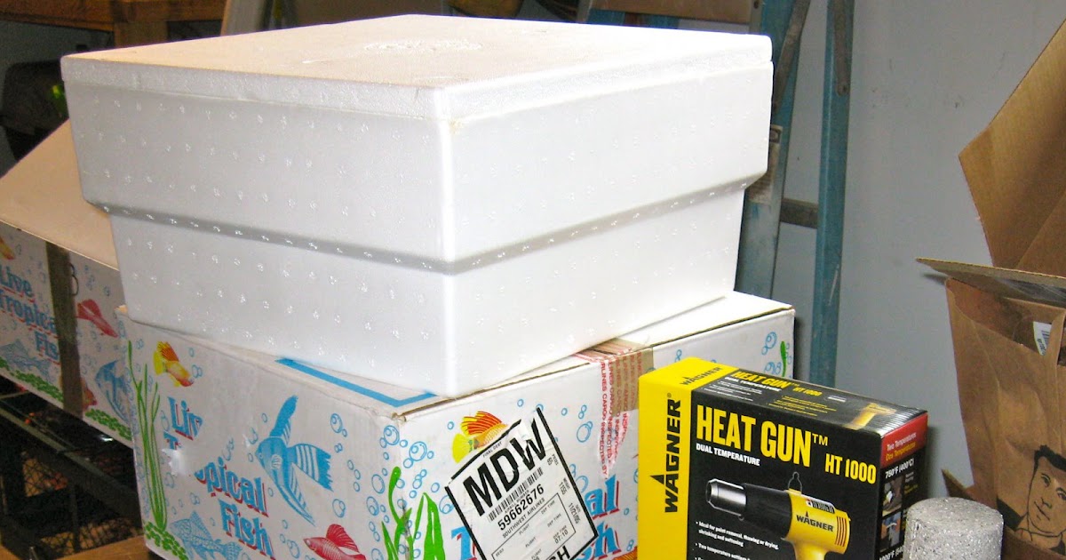 Cheesehead Gardening: Steps in making rock trough from styrofoam fish box