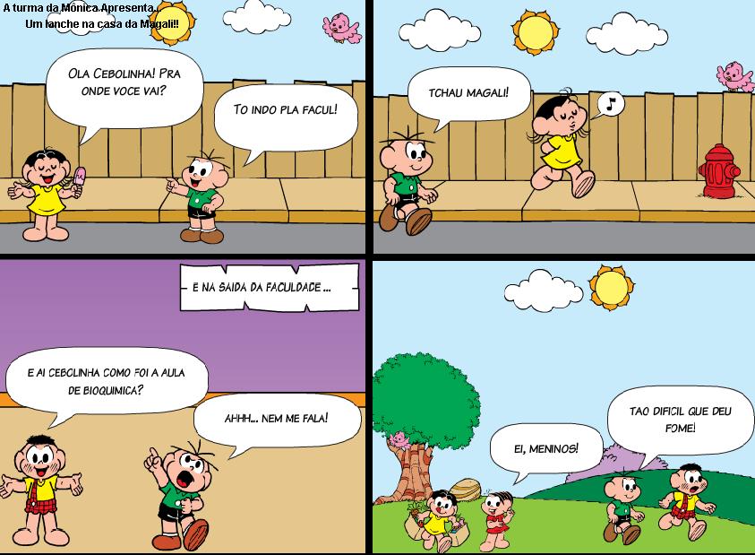 ALIMENTAÇÃO DOS UNIVERSITÁRIOS: História em quarinhos