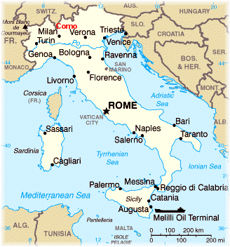 Cypress Italy Map - DES-ESPOIRS
