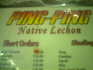 minced me: ping ping native lechon