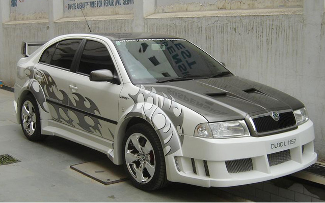 GET THE COOL NEW PICTURES: MODIFIED SKODA LAURA