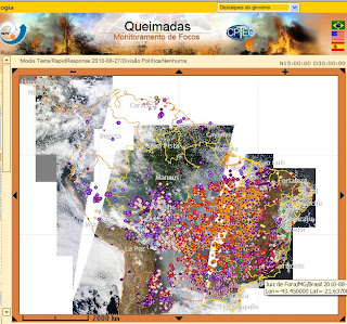 Mapa Ambiental: Monitoramento de Queimadas